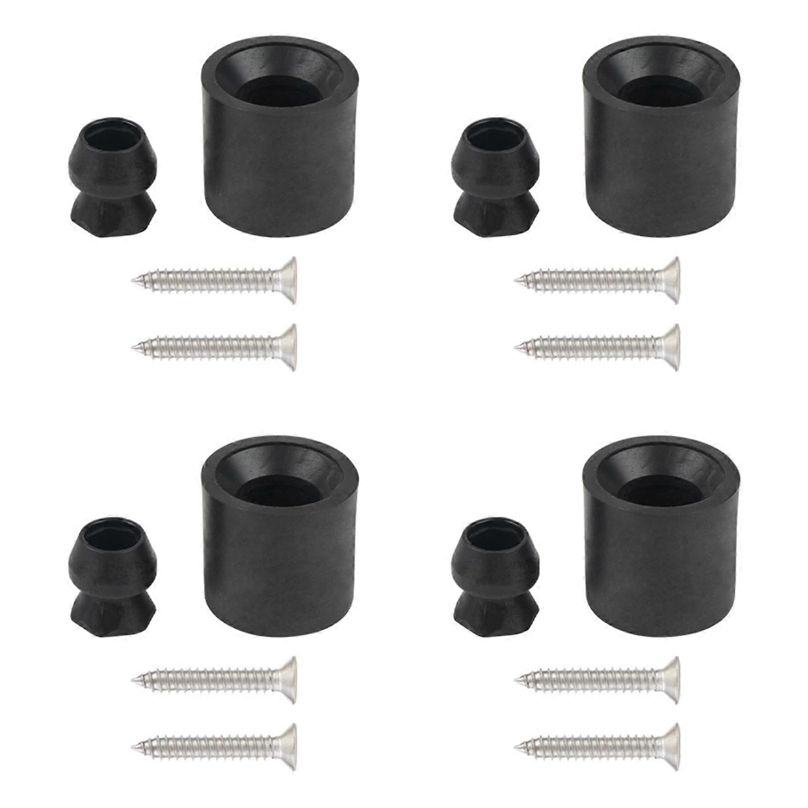 4pcs Trailer Door Holder set Rubber Bumpers Fade Resistant Trailer Door ...