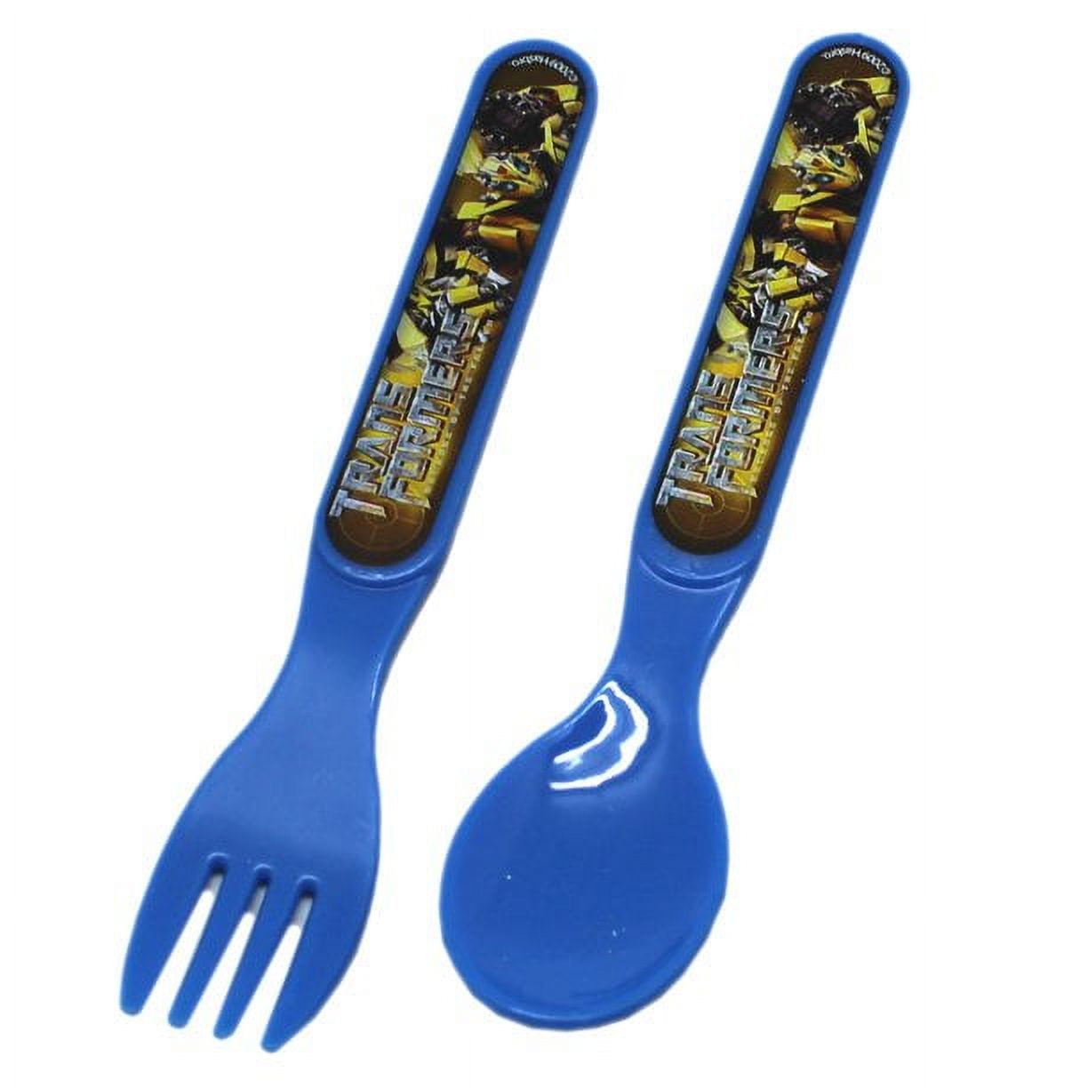 4pcs Transformers Flatware : Revenge of the Fallen Blue Kids Spoon and ...