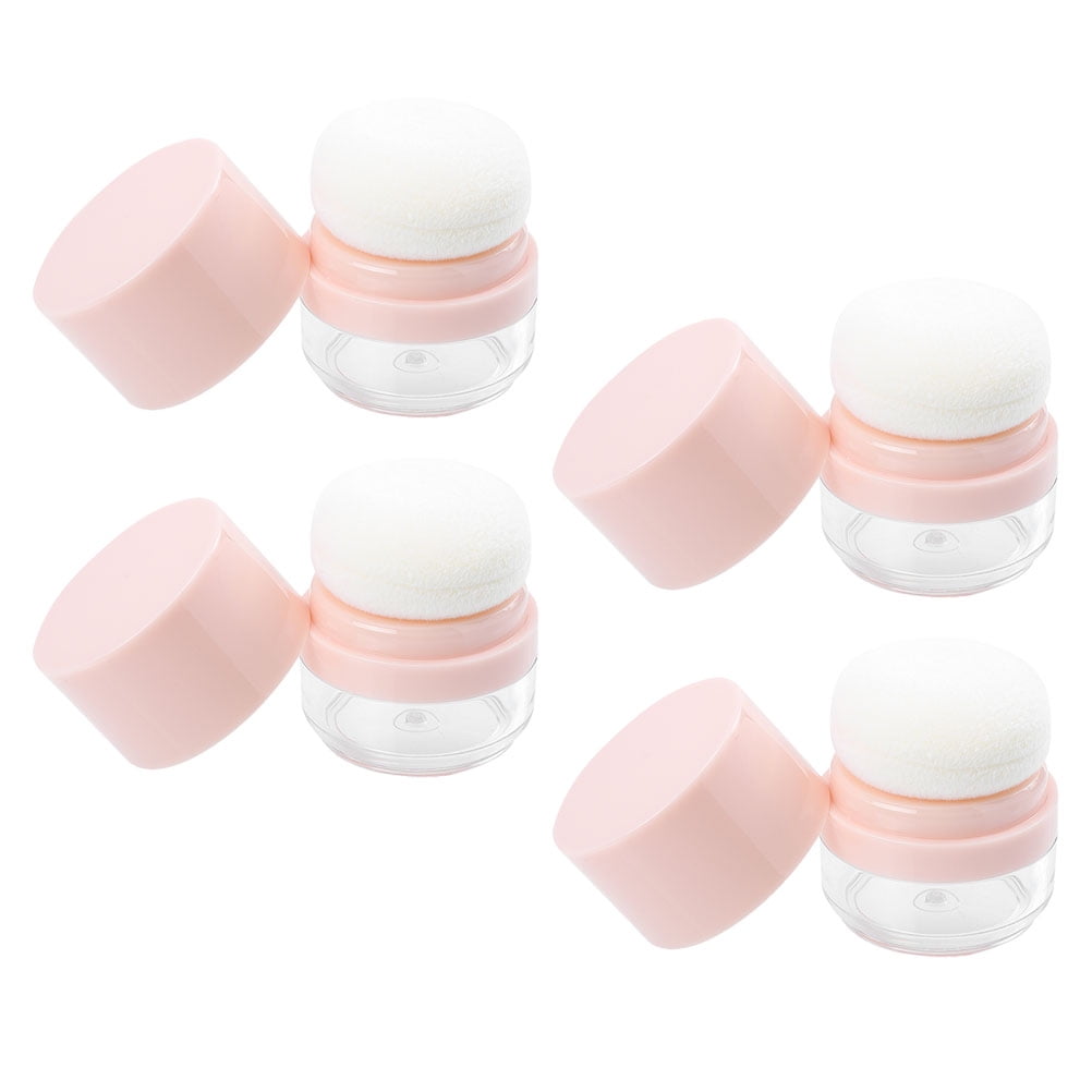 HEMOTON MLINS 4pcs Refillable Loose Powder Containers Portable Makeup ...