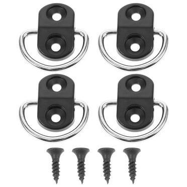 Unique Bargains 4Pcs D Ring Tie Down Anchor 3mm Diameter D Rings Anchor Lashing Ring for Car ...