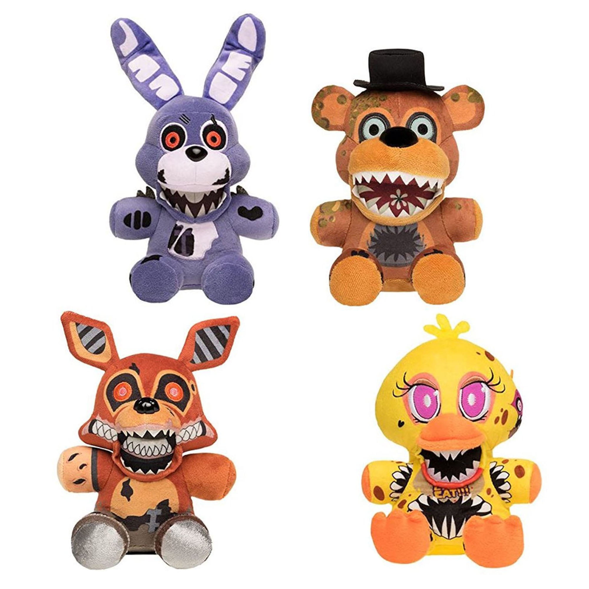4pcs Twisted Ones Series Collectible Plush Set - 8" FNAF Plush Stuffed ...