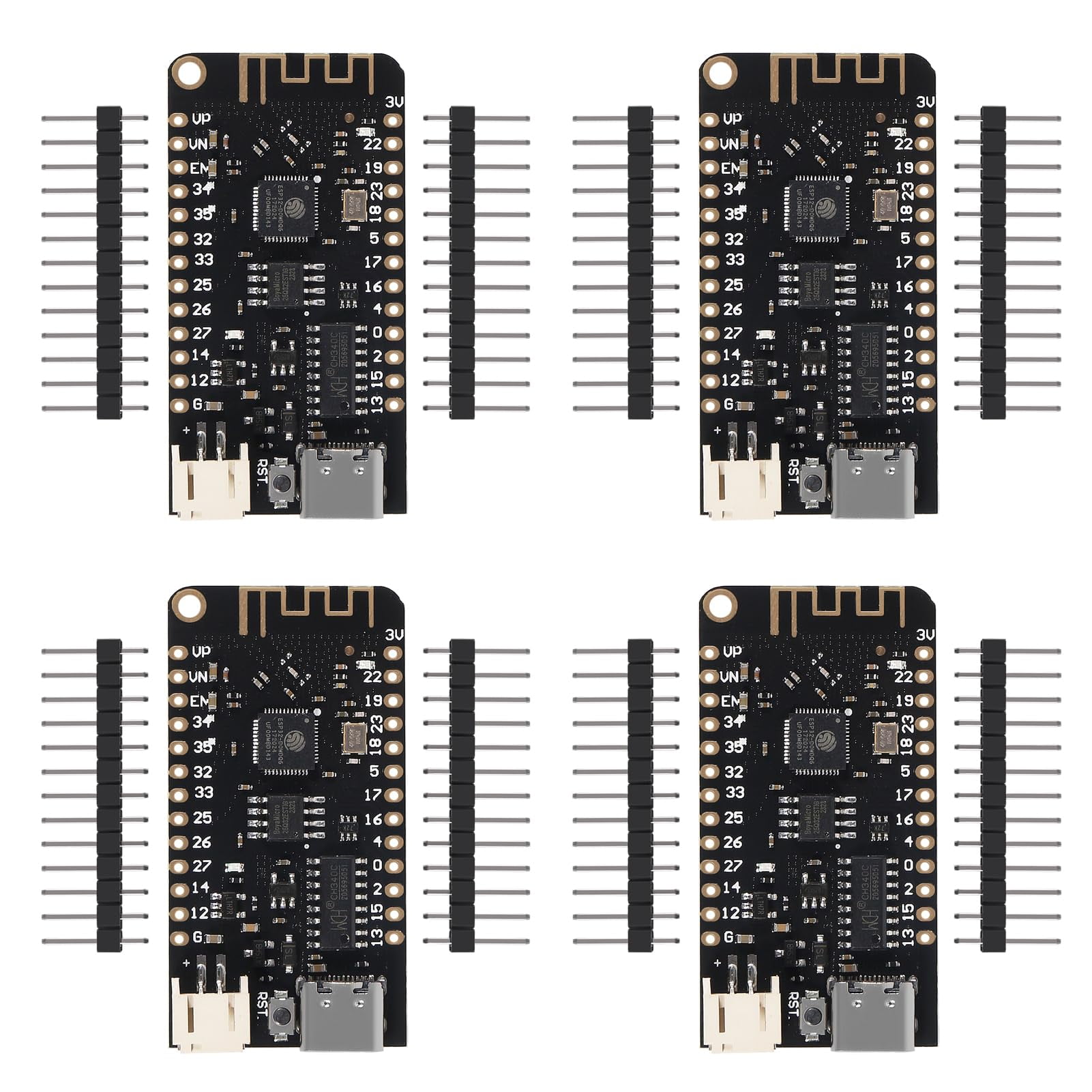 4pcs Type-C ESP32 Lite KEF16 V1.0.0 WiFi Bluetooth Development Board Antenna ESP32 ESP-32 REV1 ...