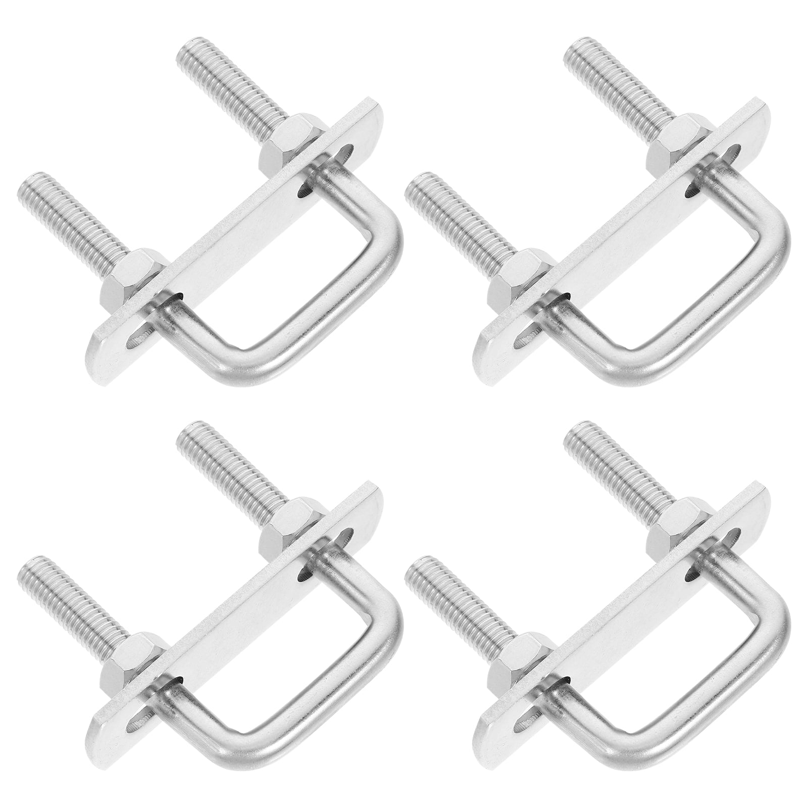 4pcs U Shape Bolt Square Bend U Bolt Stainless Steel Bend Bolt Boat ...