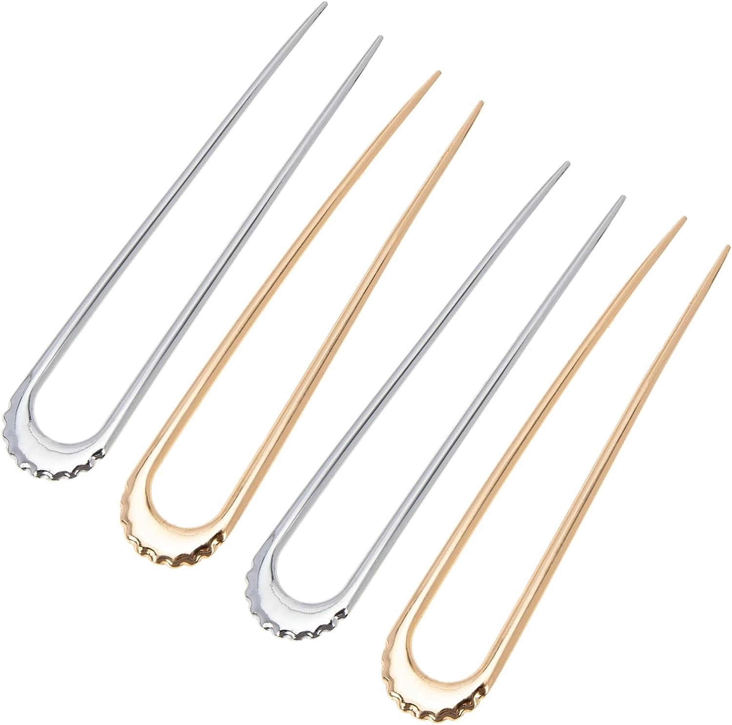 4pcs U-shaped Hairpin Japanese Chopsticks French Decor Chinese Hanfu ...