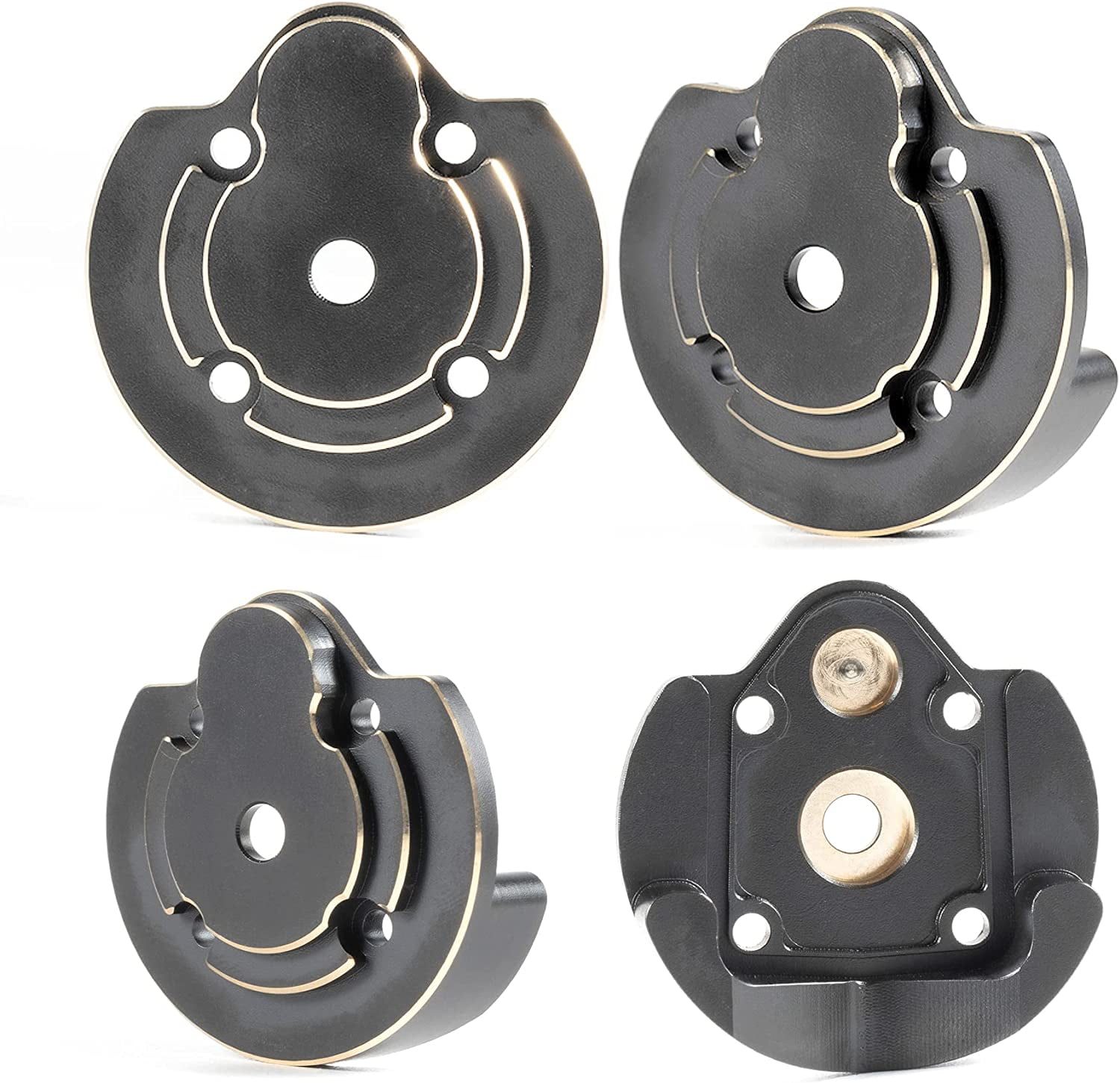 4pcs UTB18 Brass Axle Housing Covers Counter Weight for Axial RC ...