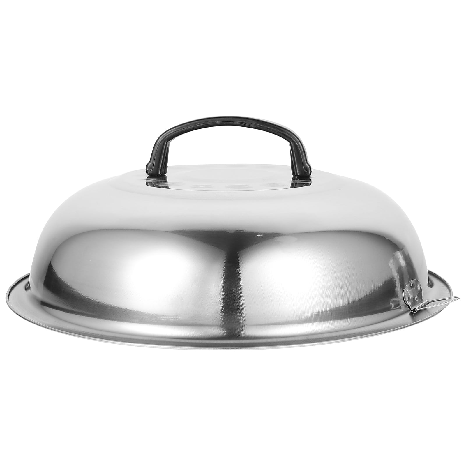 Stainless Steel Pot Covers Silver 4 Pieces Explosion Proof and Drip ...