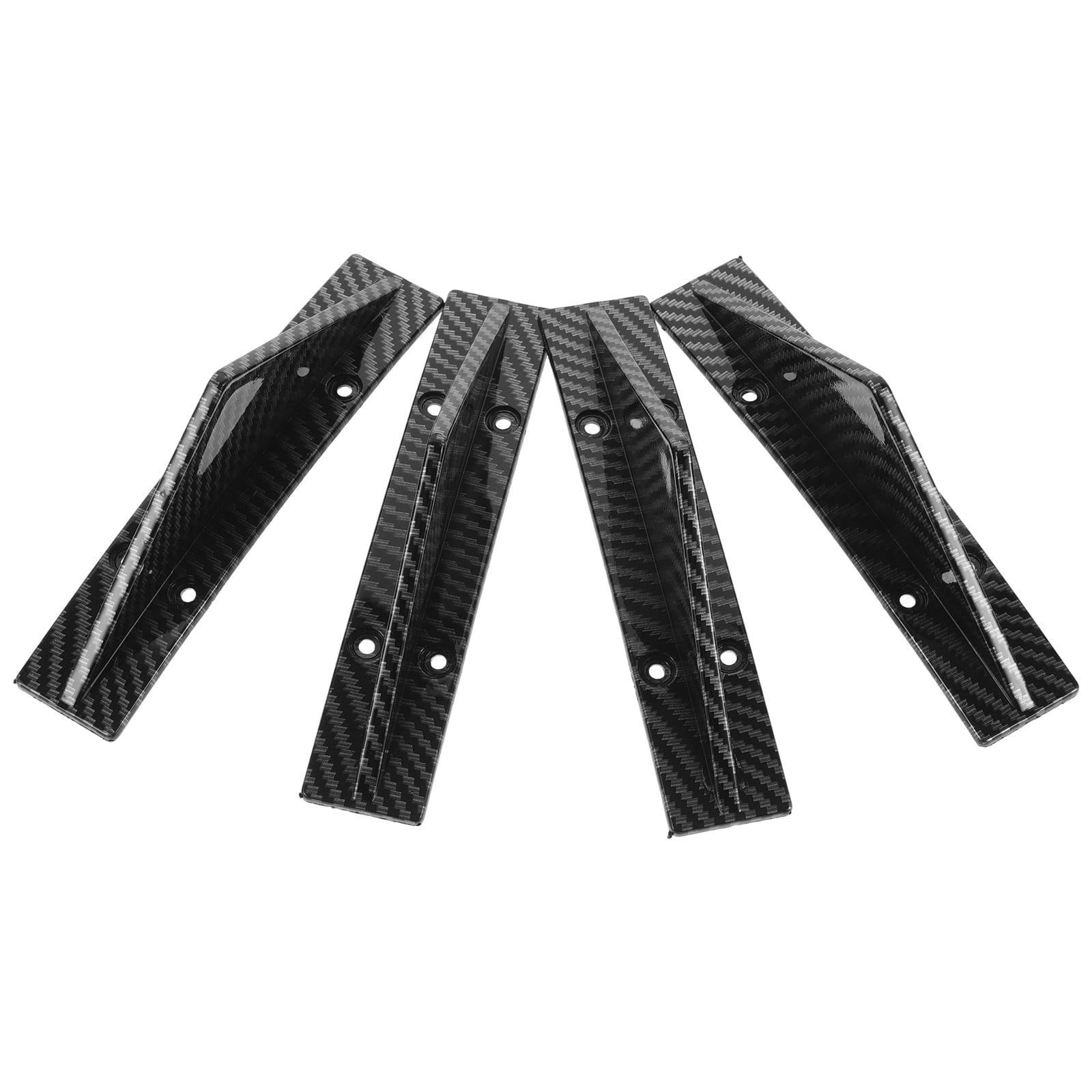 4pcs Universal Rear Bumper Lip Diffuser Splitter Canard Protector Front ...