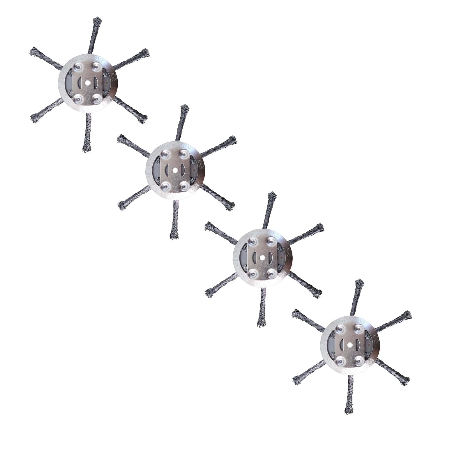 4pcs Universal Steel Wire Trimmer Head for Weed Eater, String Trimmer ...
