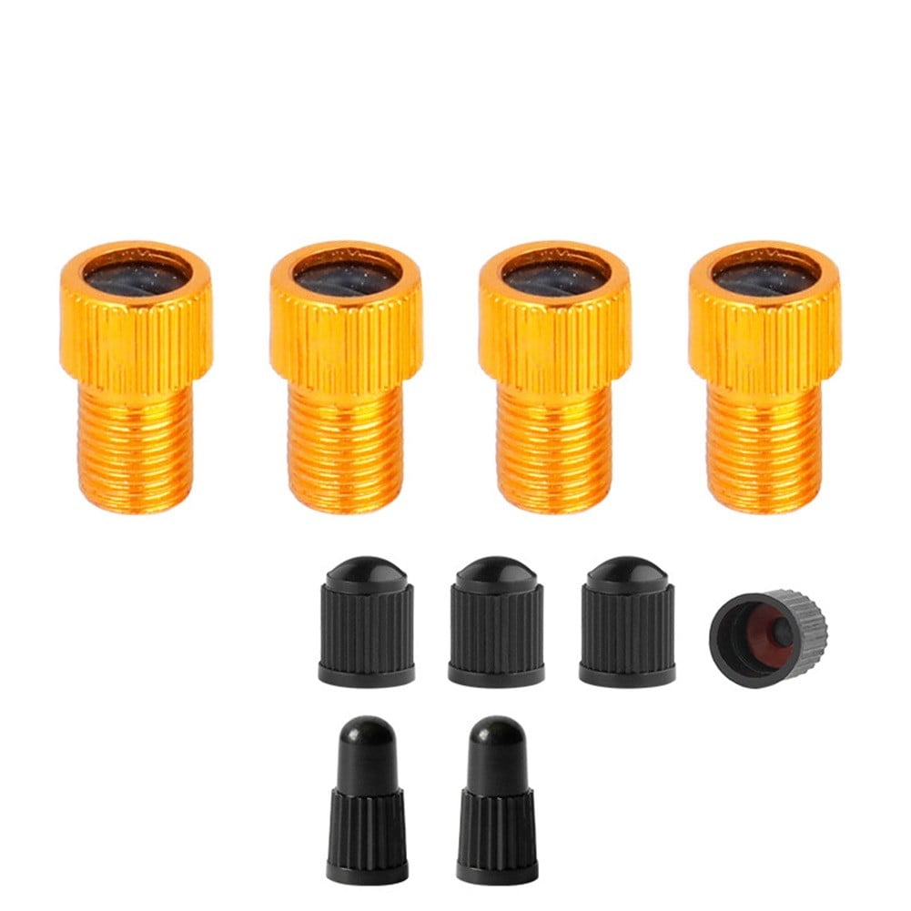 4pcs Valve Adapter Presta To-schrader Valve Converter Road Bike Pump ...