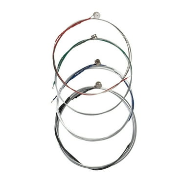 Stravilio Steel Core Violin Strings Set with Extra E String for 3/4 and ...