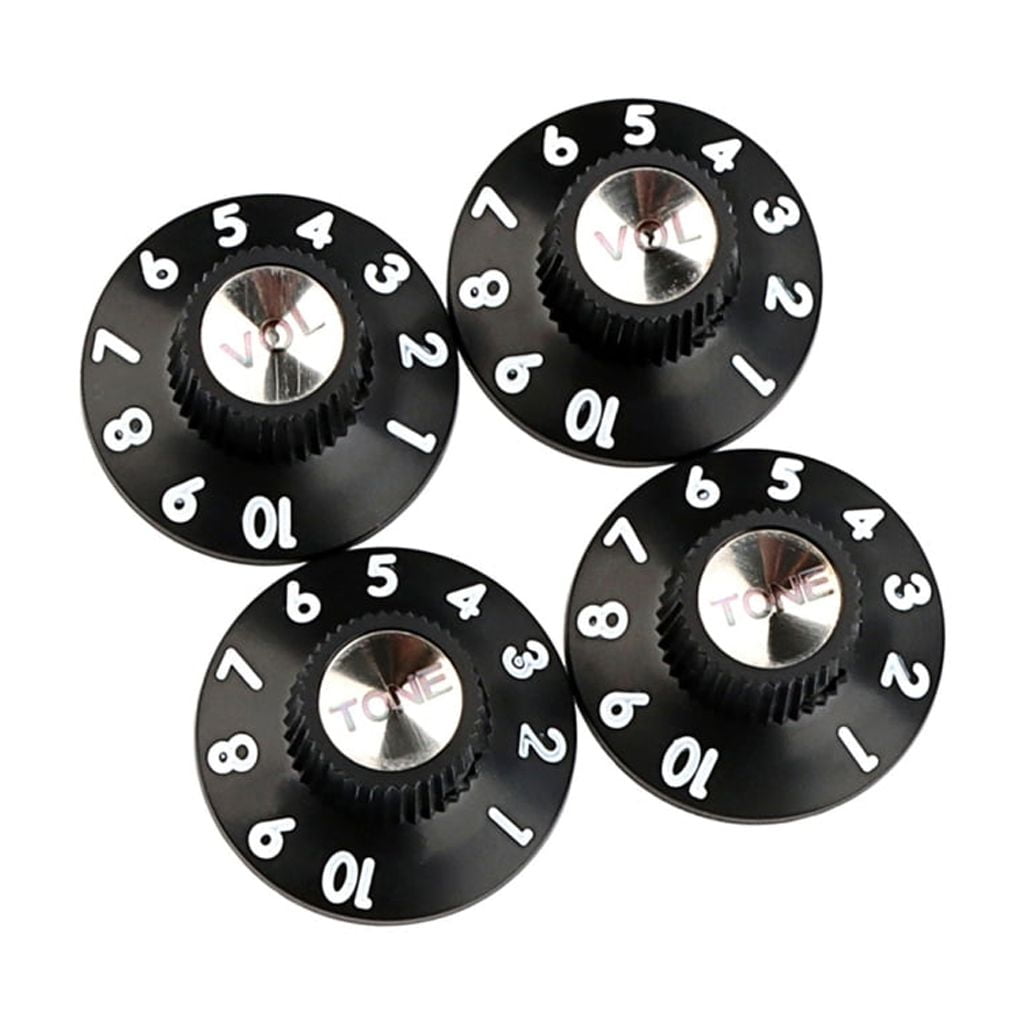 4pcs Volumes Tone Control Knobs Electric Guitar Knobs Speed Control ...