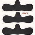 4pcs Washable Fabric Bra Pads - 3-Layer Underbust Sweat-Absorbing ...