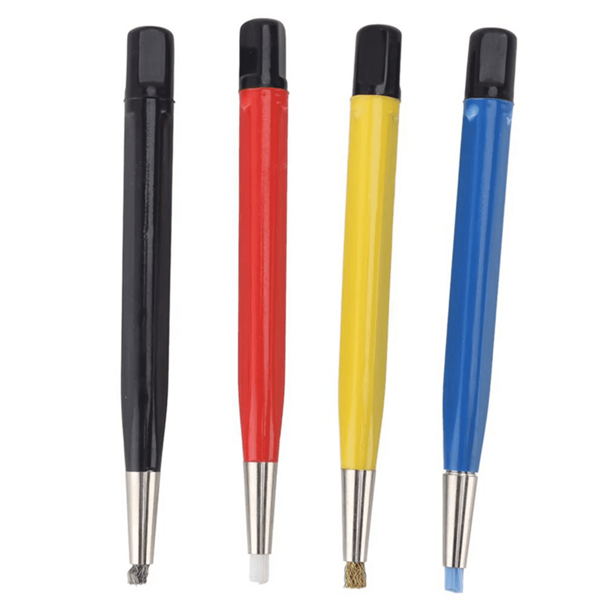 4pcs Watch Rust Cleaning Pen Scratch Brush Pen Set Portable Fiberglass ...