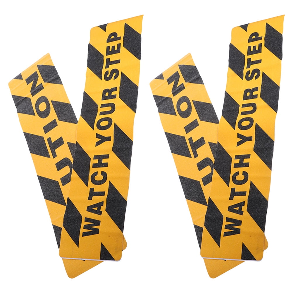 4pcs Watch Your Step Floor Decals Stickers Non-Slip Caution Floor Tape ...
