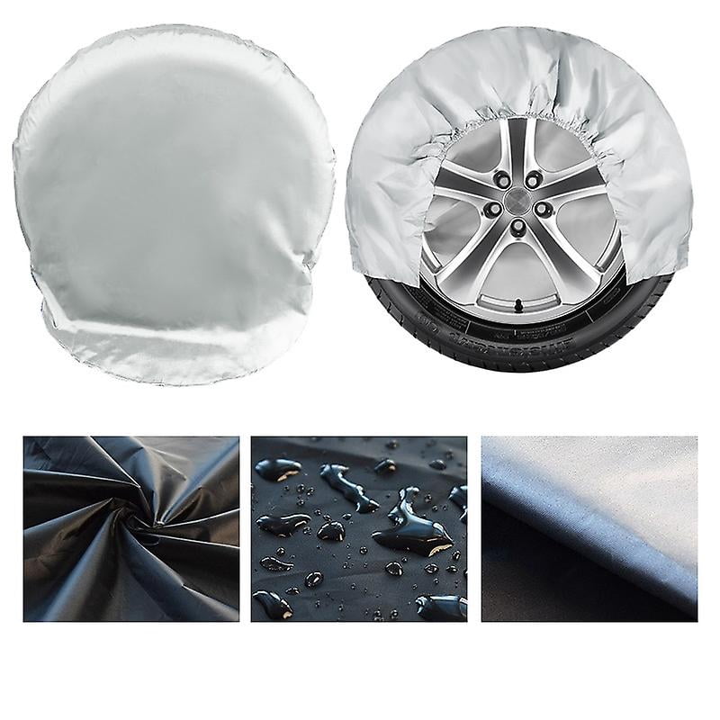 4pcs Waterproof Tire Cover Spare Tyre Wheel Trailer Camper Anti ...