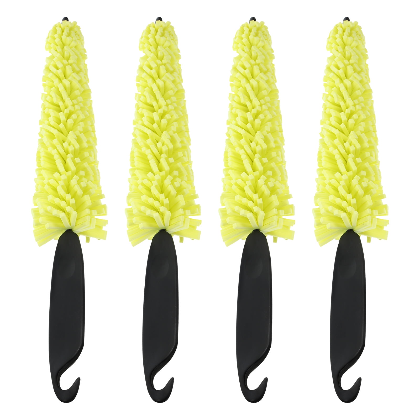 4pcs Wheel Rim Brushes Car Tire Detailing Brushes Car Tire Hub Cleaning ...