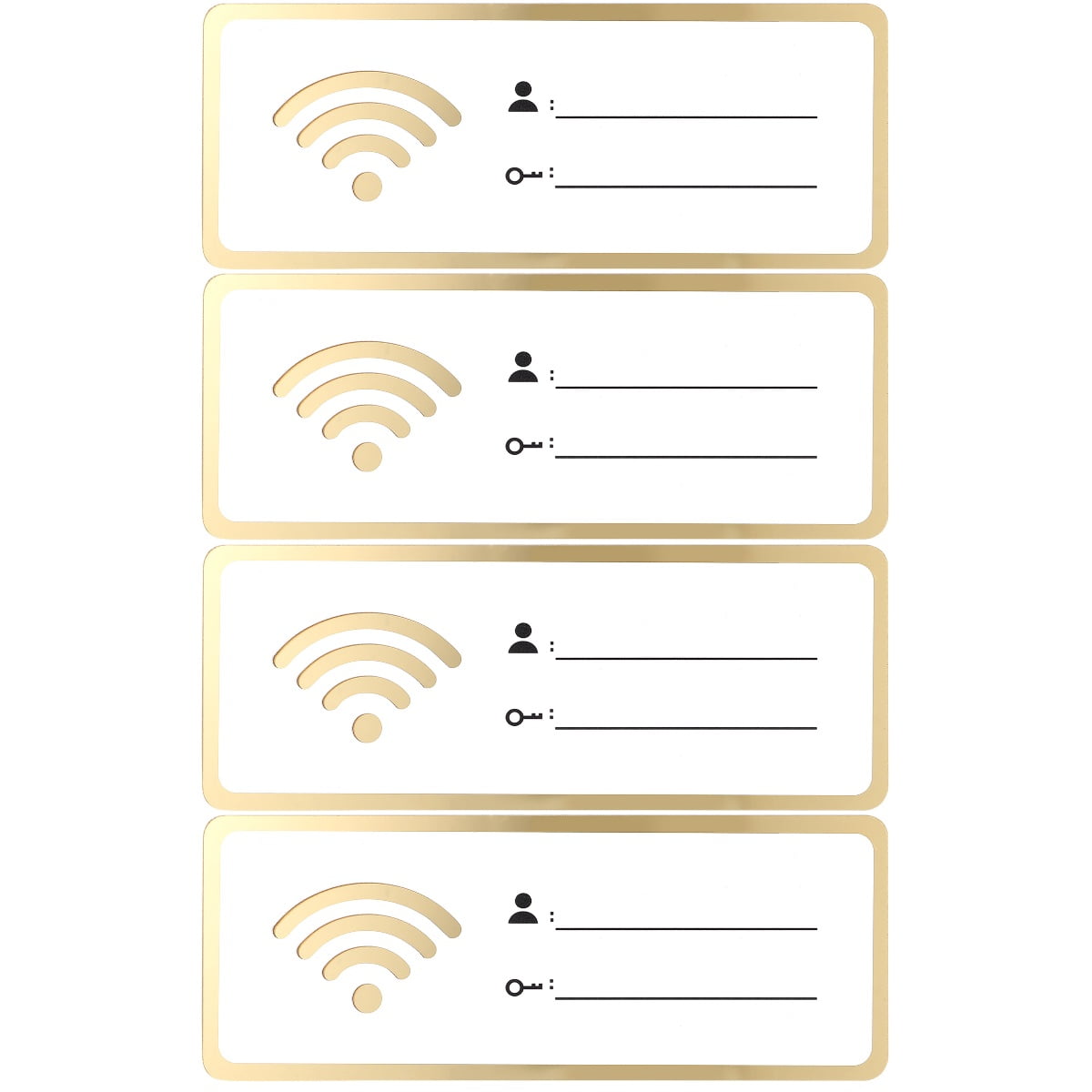 4pcs WiFi Password Signs Guest Wifi Signs Farmhouse Signs Guest Room ...