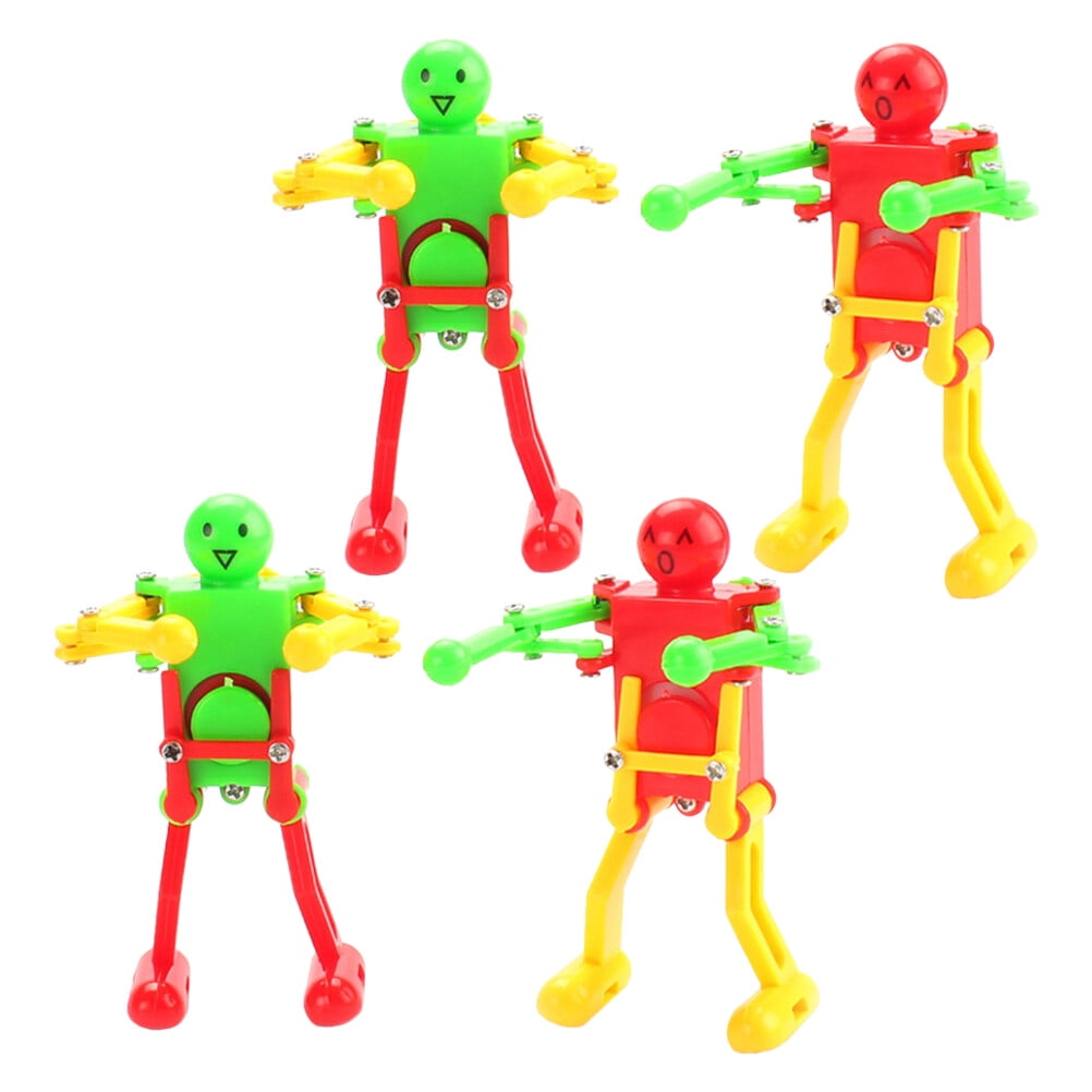 4pcs Wind Up Robots Wind Up Toys for Adults Windup Toys Kids Robot Toys ...