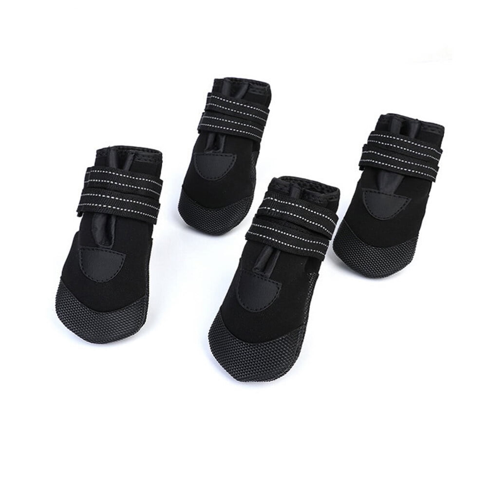 4pcs Winter Warm Pet Dog Shoes Waterproof Small Boots Cloth Non-Slip ...