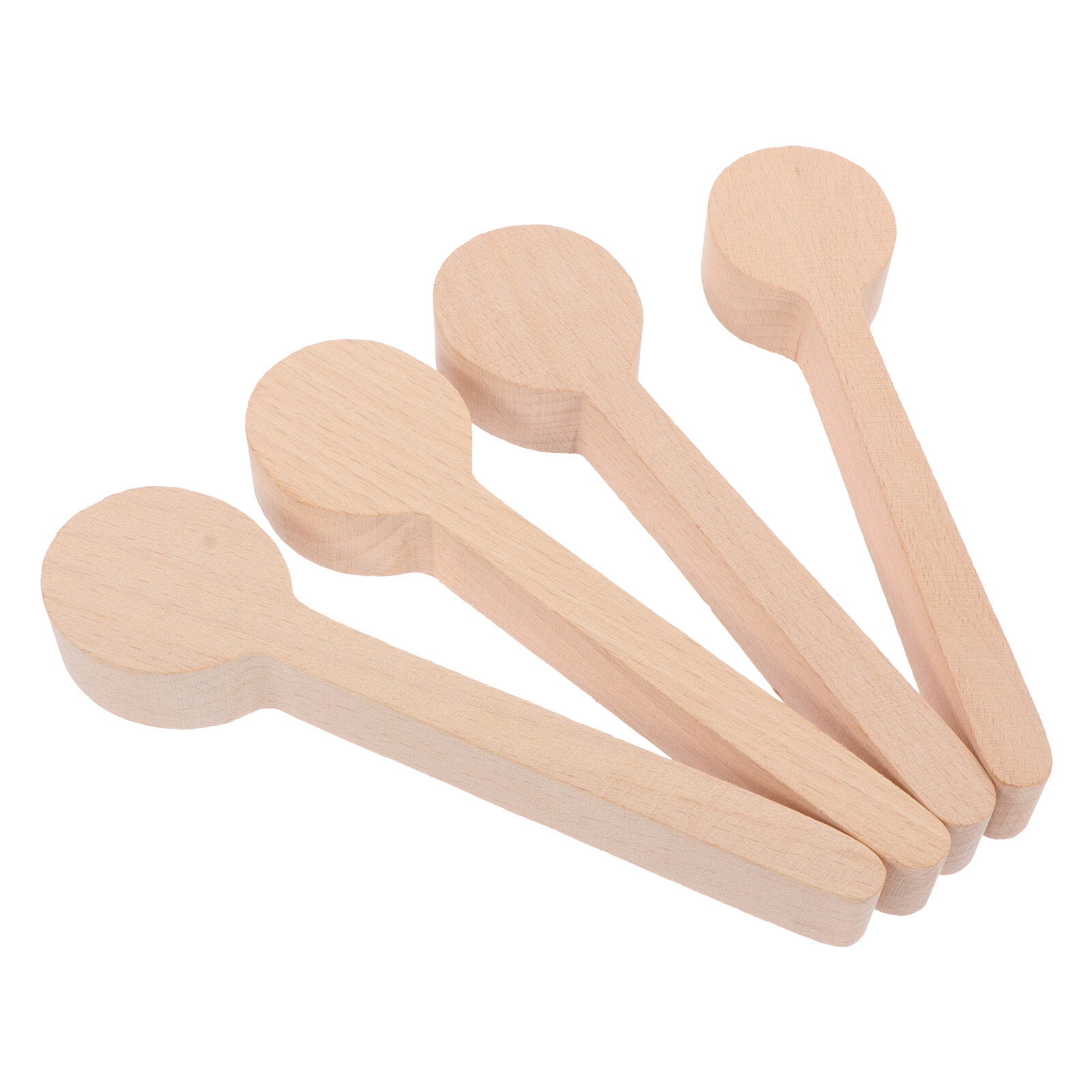 4pcs Wood Carving Spoons DIY Spoon Whittling Kit Wooden Spoon Making ...