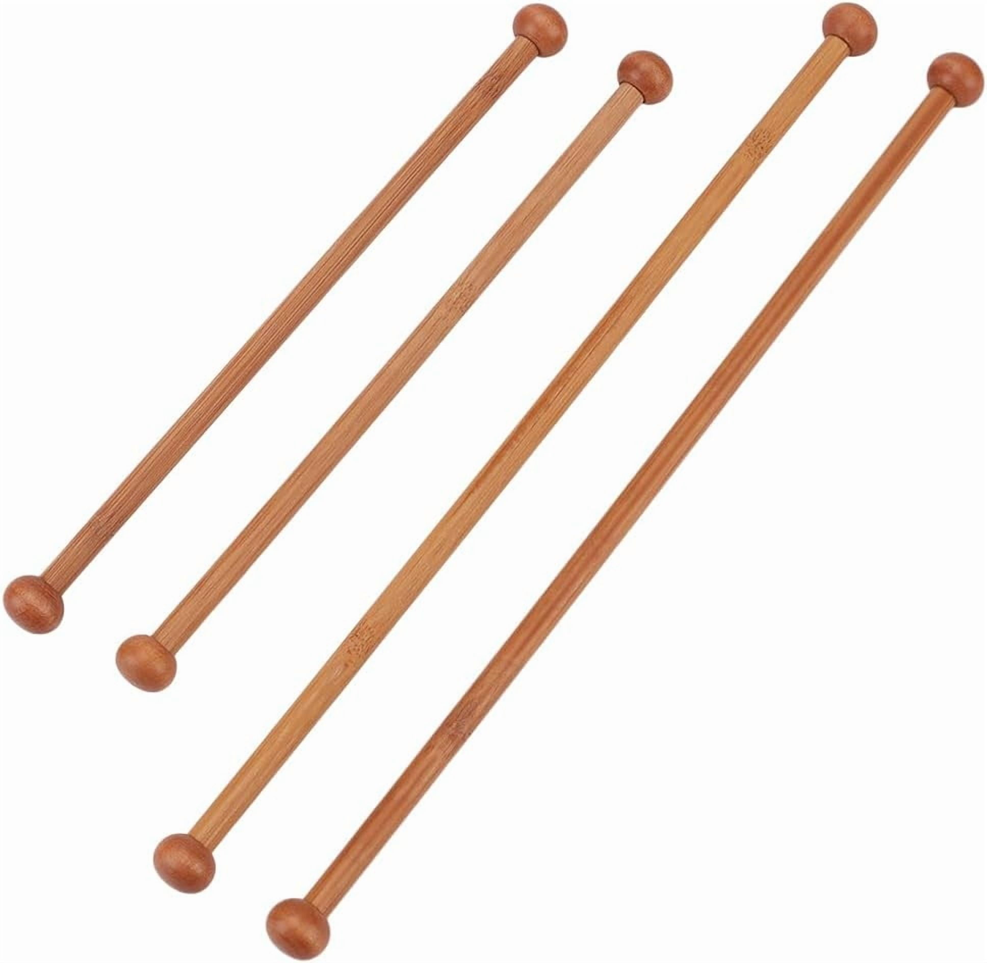 4pcs Wooden Flag Banner Pole 9/12 Inch Rod Wall Hanging Bar Banner ...