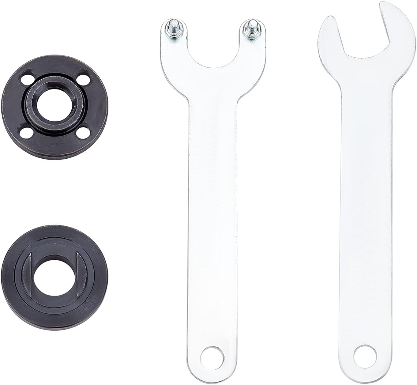 4pcs Wrench Grinder Shaft Nut Angle Grinder Flange Nuts with Spanner ...