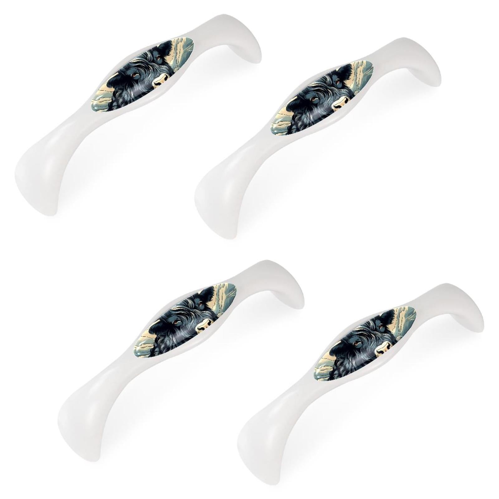 4pcs Yak Cabinet Knobs, Dresser Drawer Knobs and Pulls Simple ...