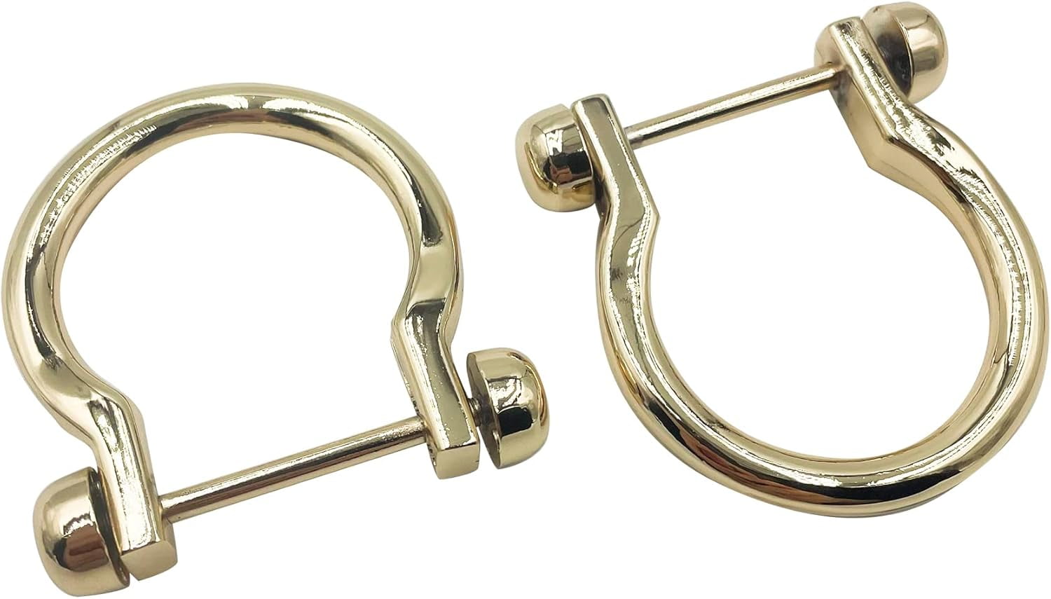 4pcs Zinc Alloy Shackle Horseshoe U Shape D Ring Luggage Handbag ...