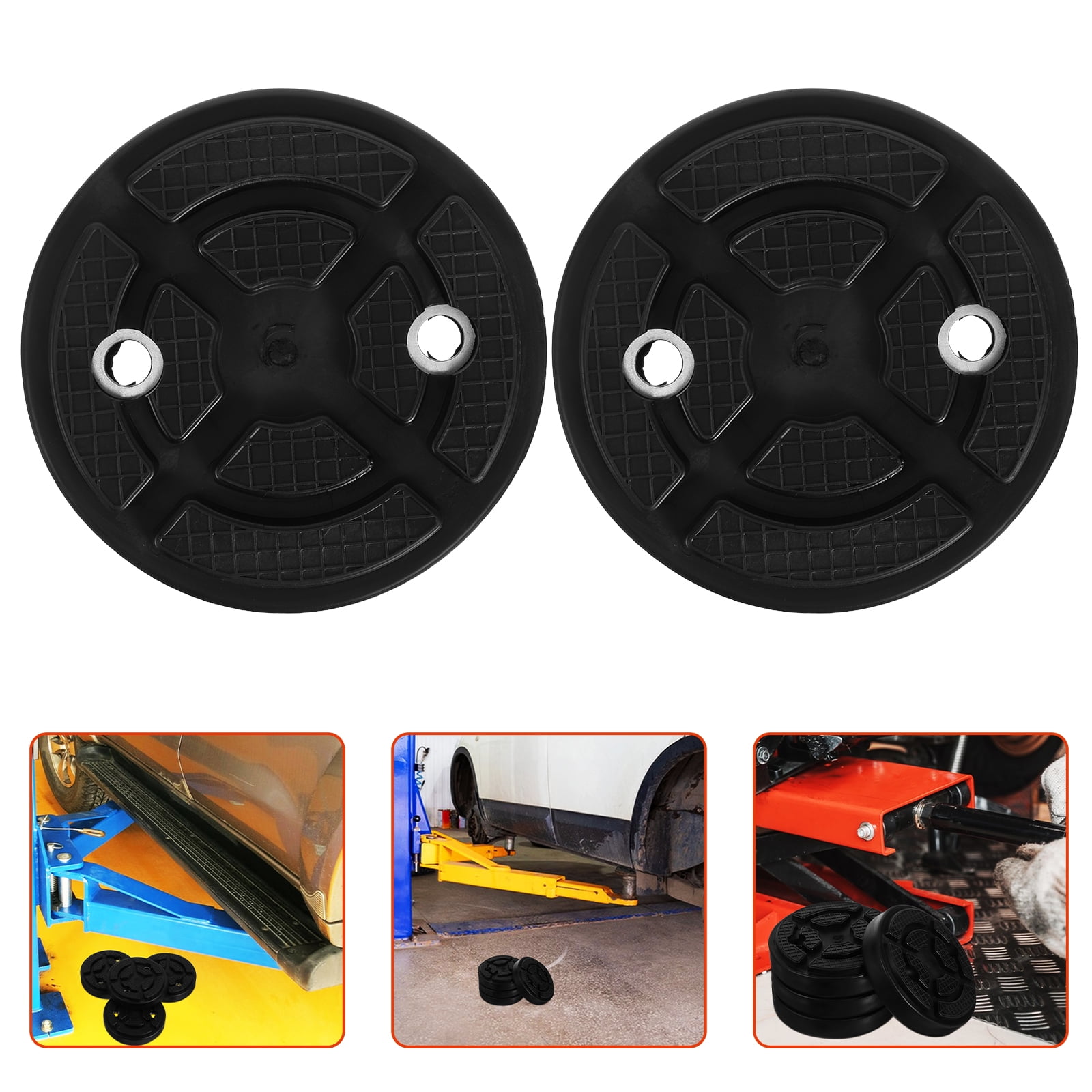 4pcs car accessories Car Jack Lifting Pads Two- post Pad Useful Lifting ...