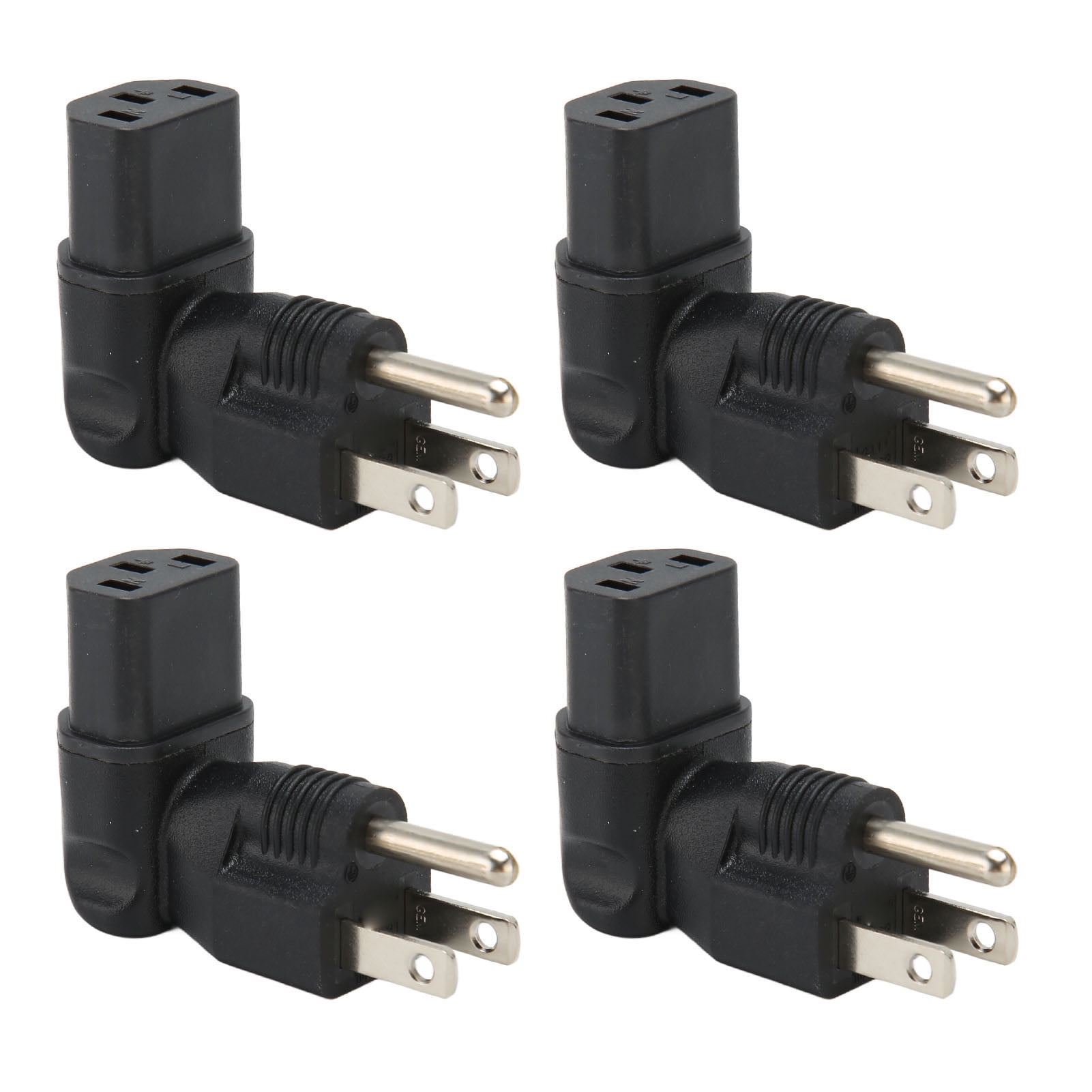 4pcs for NEMA 5?15P to IEC320 C13 Converter 90 Degree 3 Prong Power ...