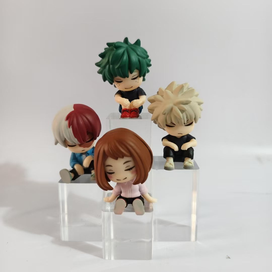 4pcs/set My Hero Academia Tokyo Revengers Cute Sleeping PVC Action ...
