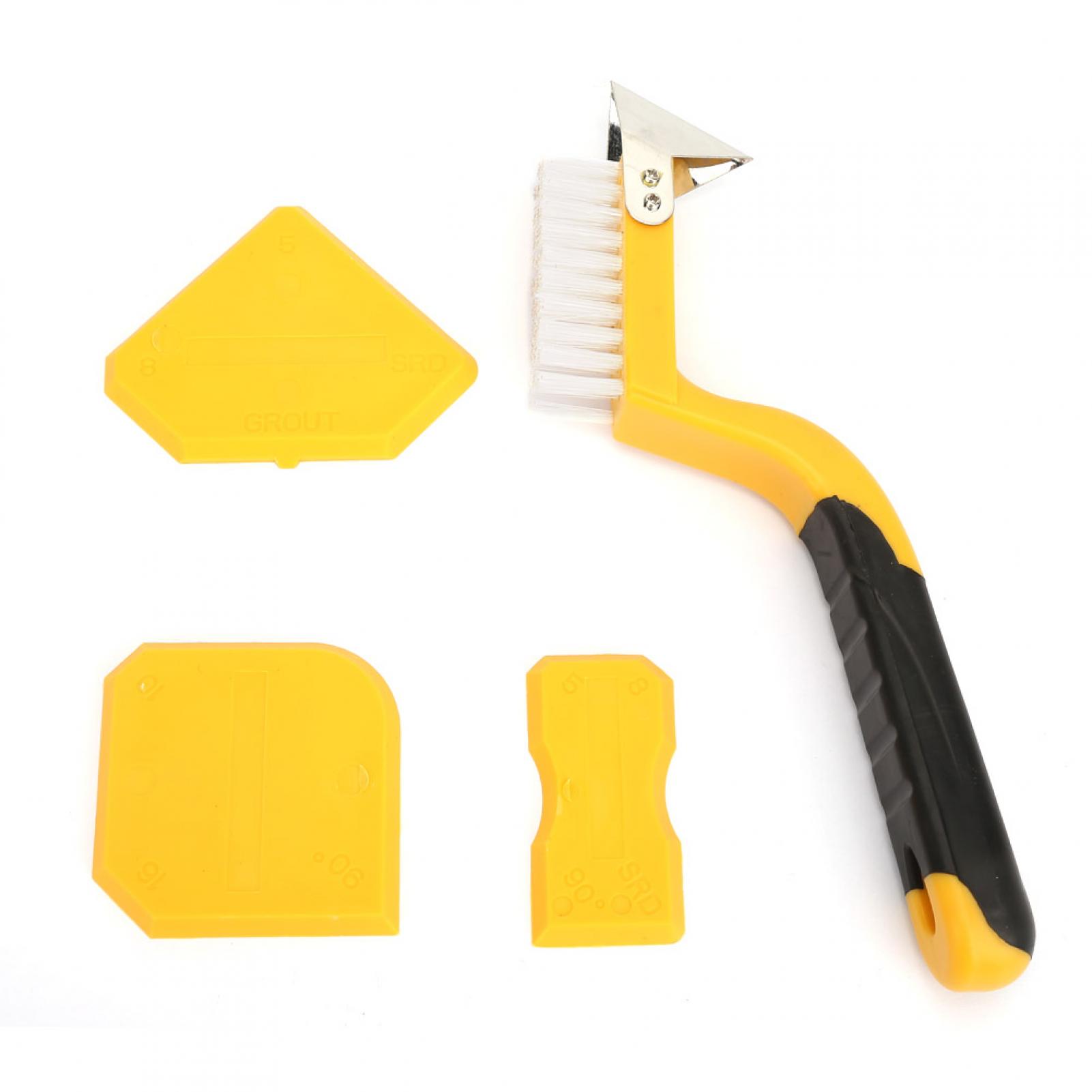 3 in 1 Silicone Sealant Remover Tool Kit, Smooth Scraper Caulking Mould ...