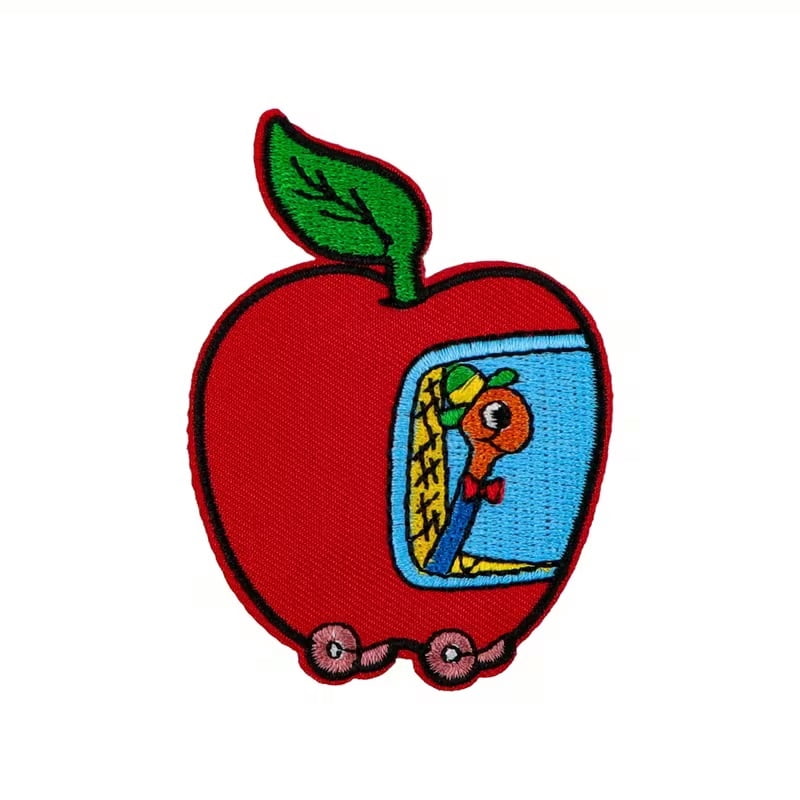 4pcs super cute hand embroidered fabric patches, suitable for jackets ...
