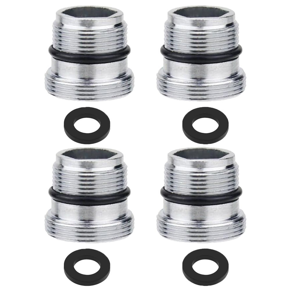 4pcs tap adapters Aerator Connector with Rubber Seal M18.5 to M22 male ...