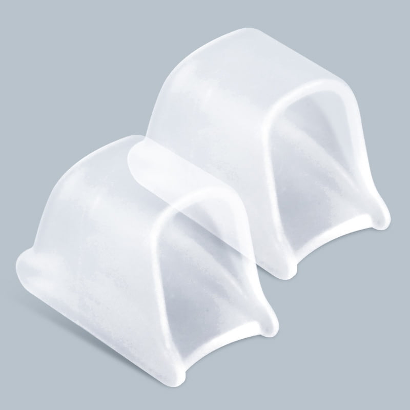 4pieces=2pairs Silicone Hammer Toe Separators Corrector Gel Hallux ...