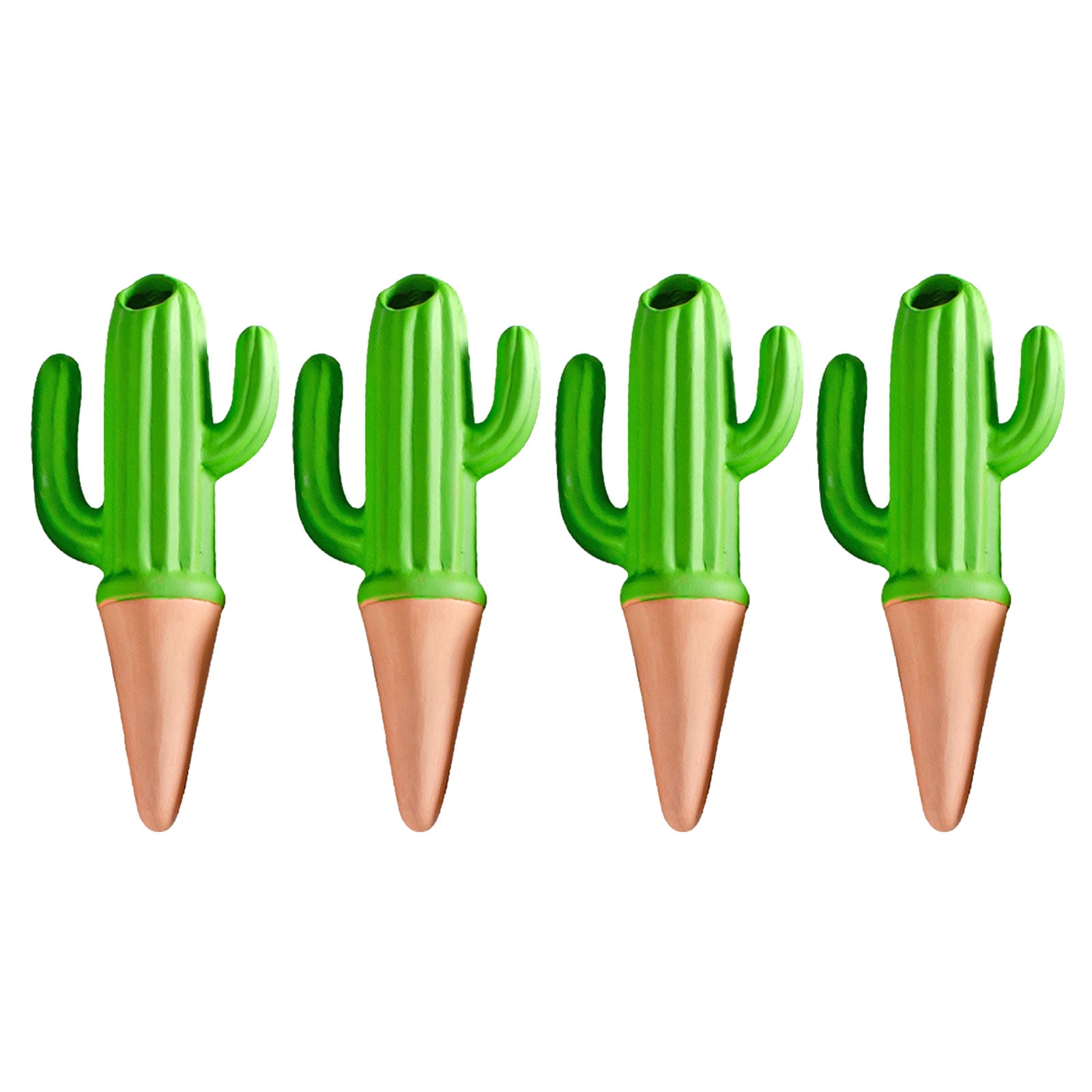 4pieces Lovely Cactus Shape Watering Plant Watering Lamps Watering ...
