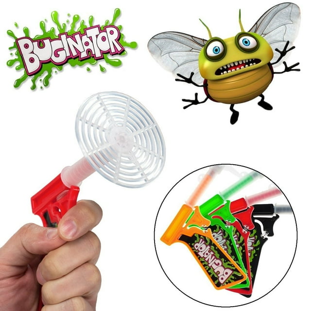 4pk Buginator Fly Swatter Guns Insect Bug Pest Killer Spring Loaded ...