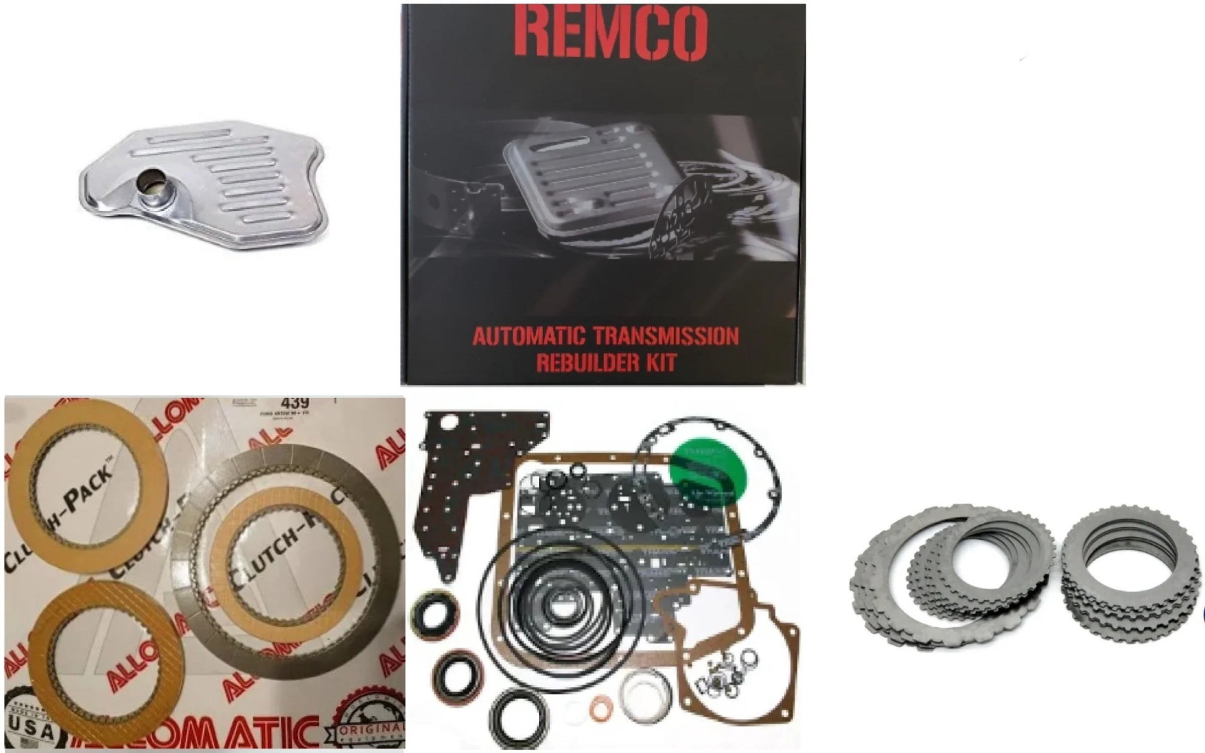 4r75w (04-up) transmission rebuilt kit overhault kit clutches front ...