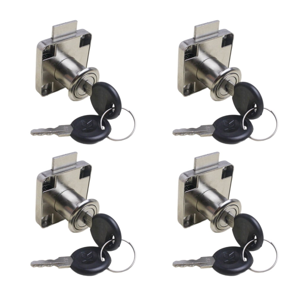 4set Drawer Cams Lock Security Cabinet Lock with Key Furniture Cupboard ...