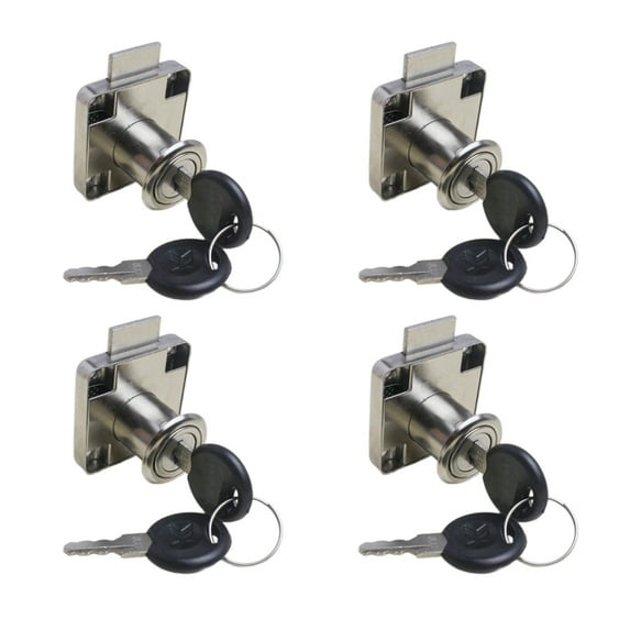 4set Drawer Cams Lock Security Cabinet Lock with Key Furniture Cupboard ...