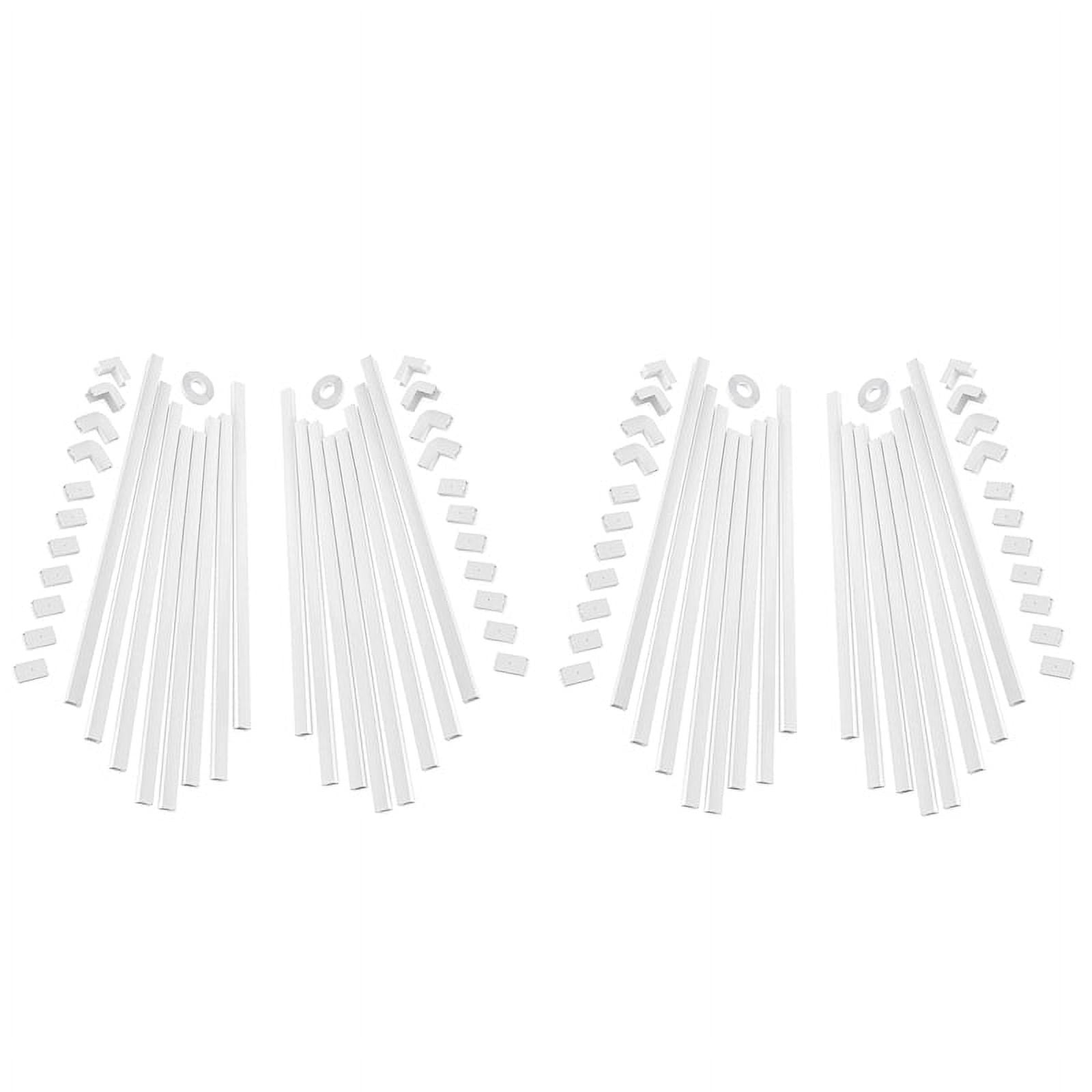 4set One-Cord Channel Cable Concealer,-03 Cord Cover Wall Management ...