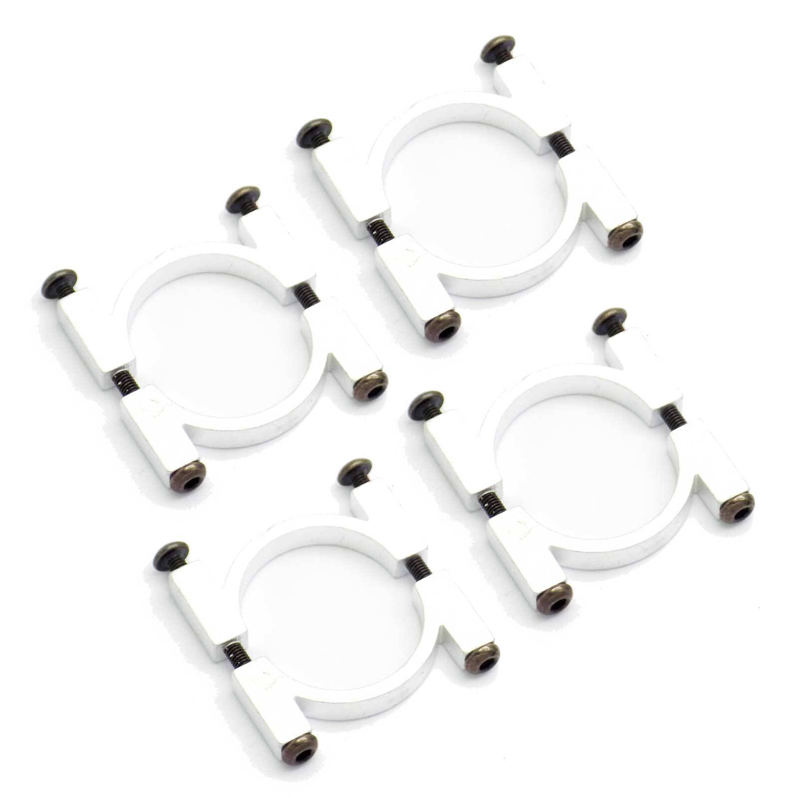 4sets 22mm CNC Aluminum Tube Clamp Mount (Silver Anodized) - Walmart.com