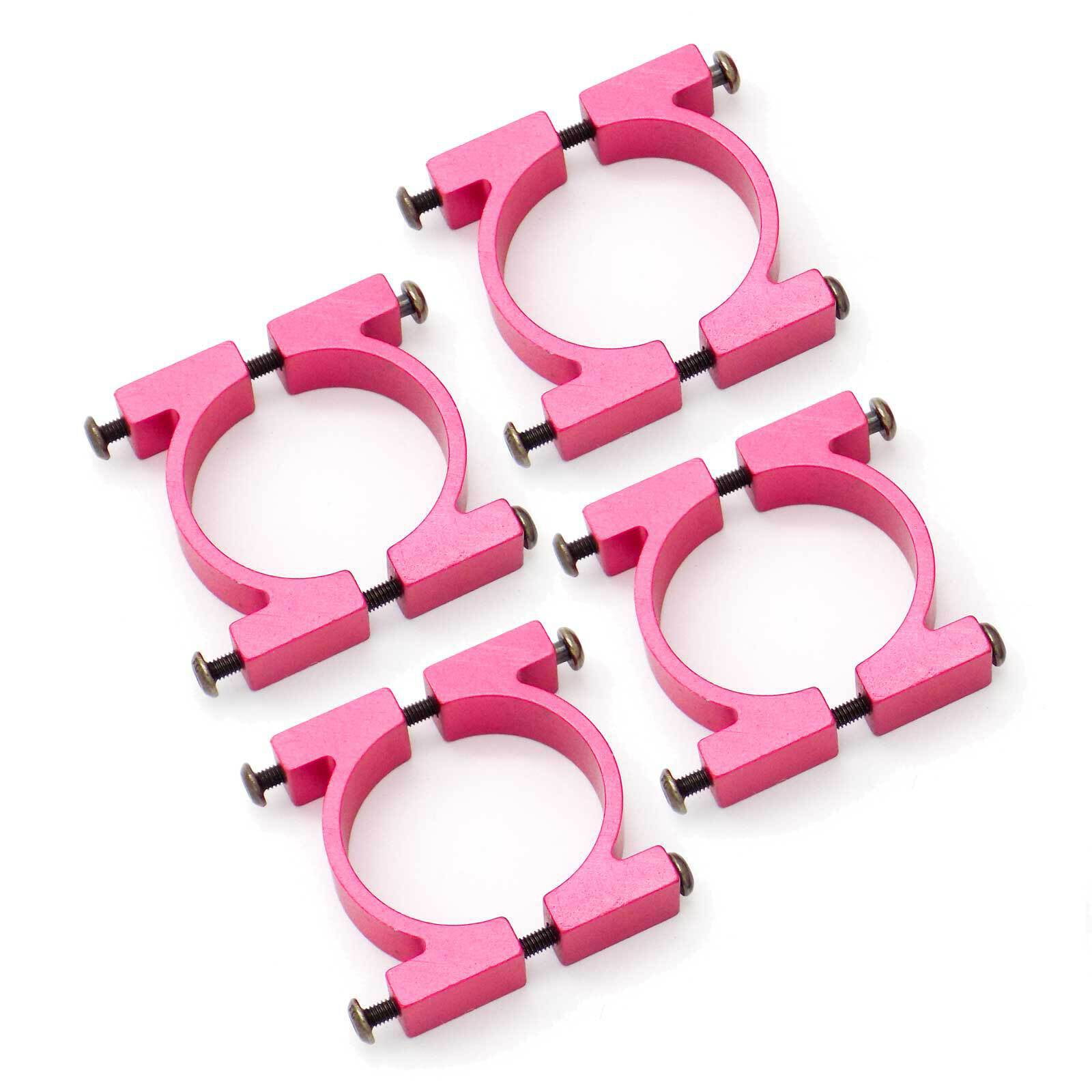 4sets 25mm CNC Aluminum Tube Clamp Mount (Red Anodized) - Walmart.com