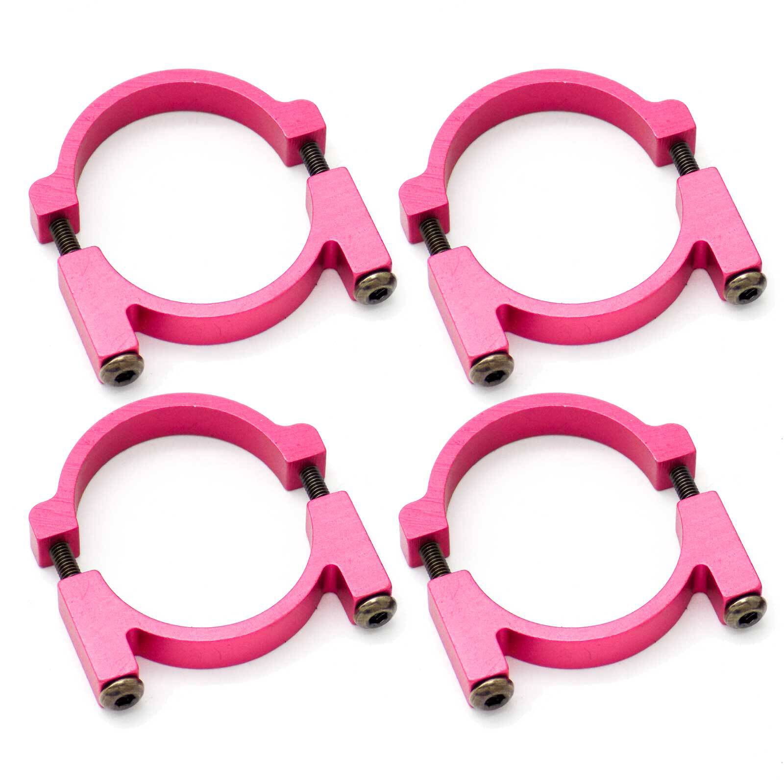 4sets 25mm CNC Aluminum Tube Clamp Mount (Red Anodized) - Walmart.com