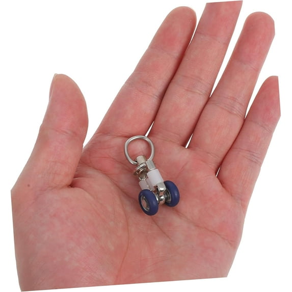 4sets Curtain Accessories Pulleys Track Window Curtain Hook Rollers ...