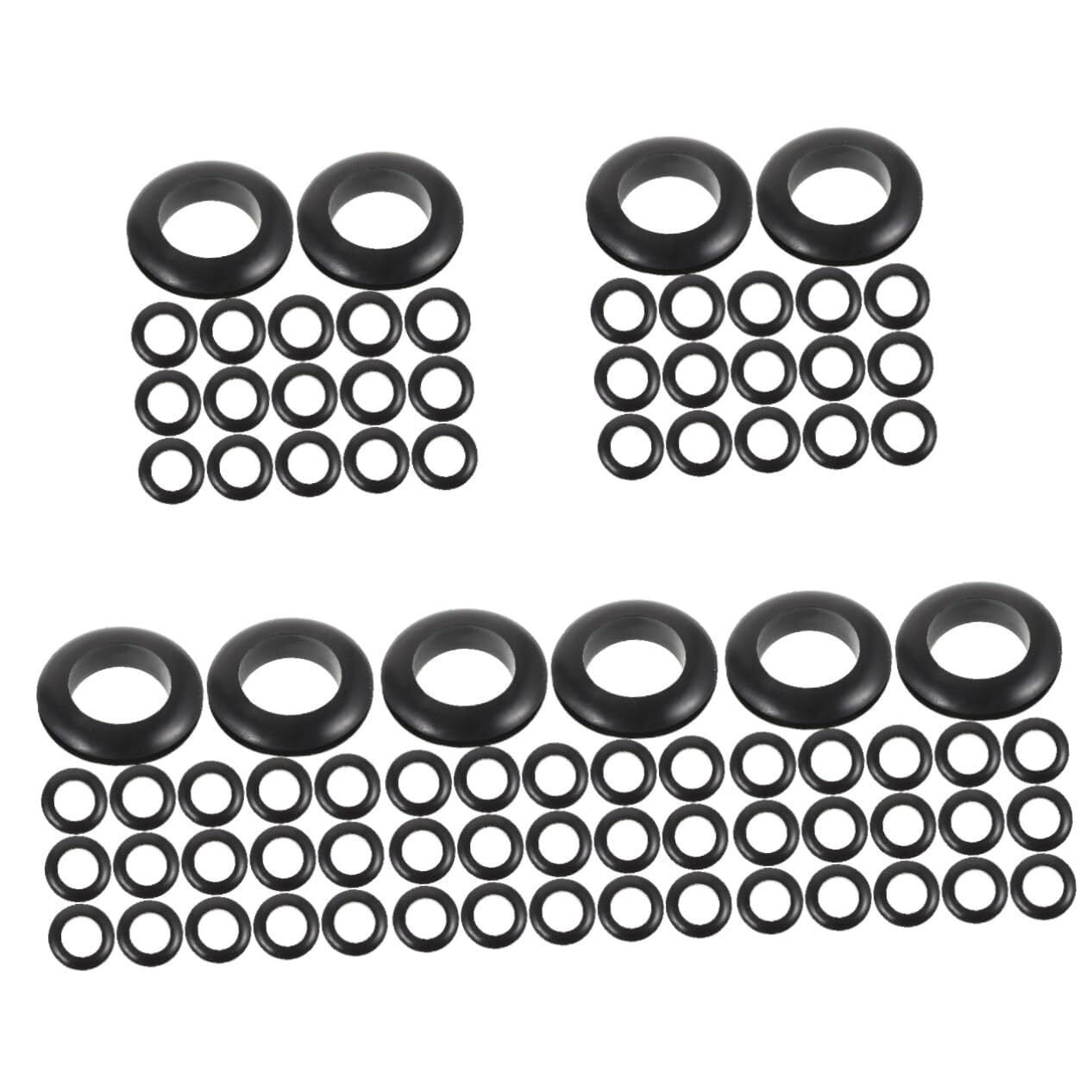 4sets Rubber Ring Protective Cover Hole Plugs Firewall Grommet for ...