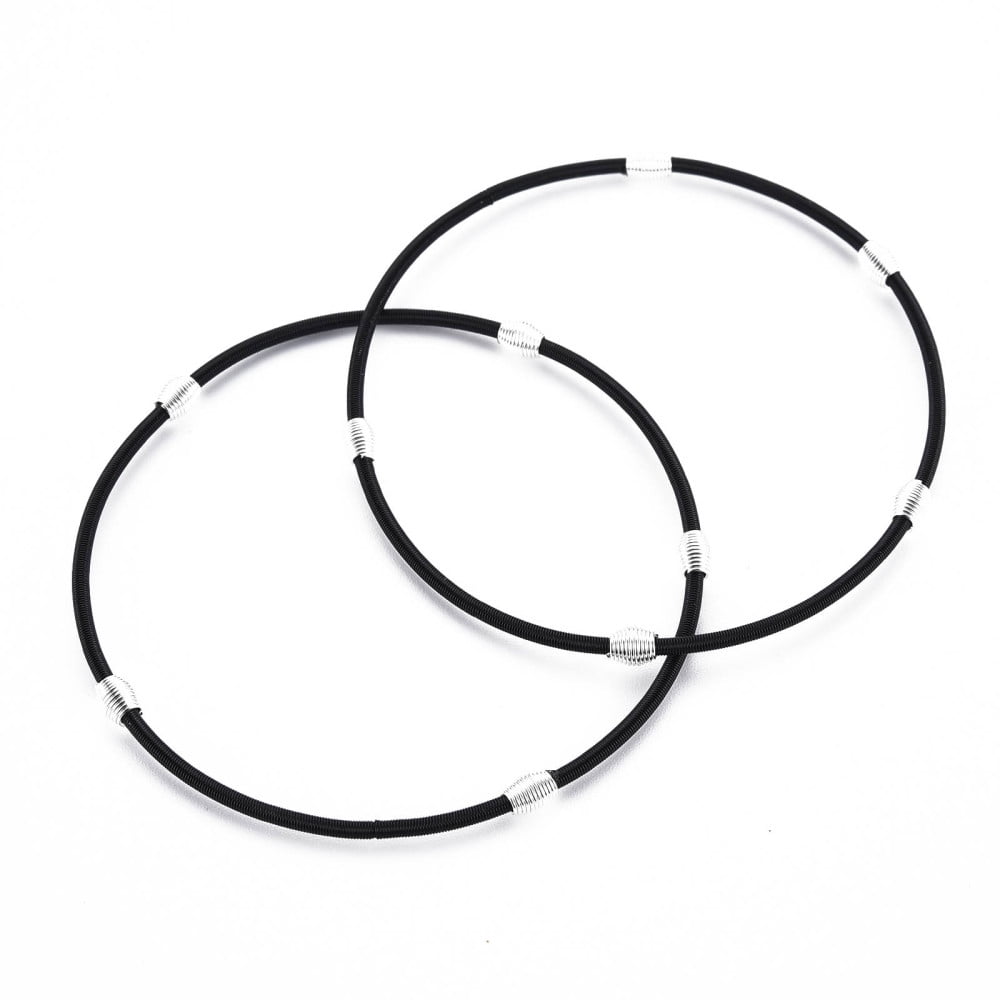 4strands Spring Bracelets Minimalist Bracelets with Beads Steel French ...