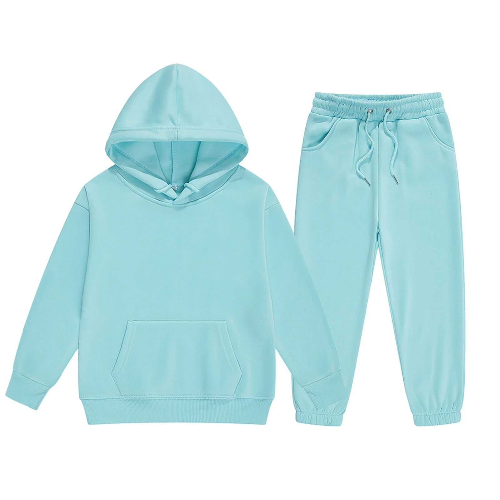 4t Girls Outfits Soft Long Sleeve Cute Print Hooded Sweatshirt and ...