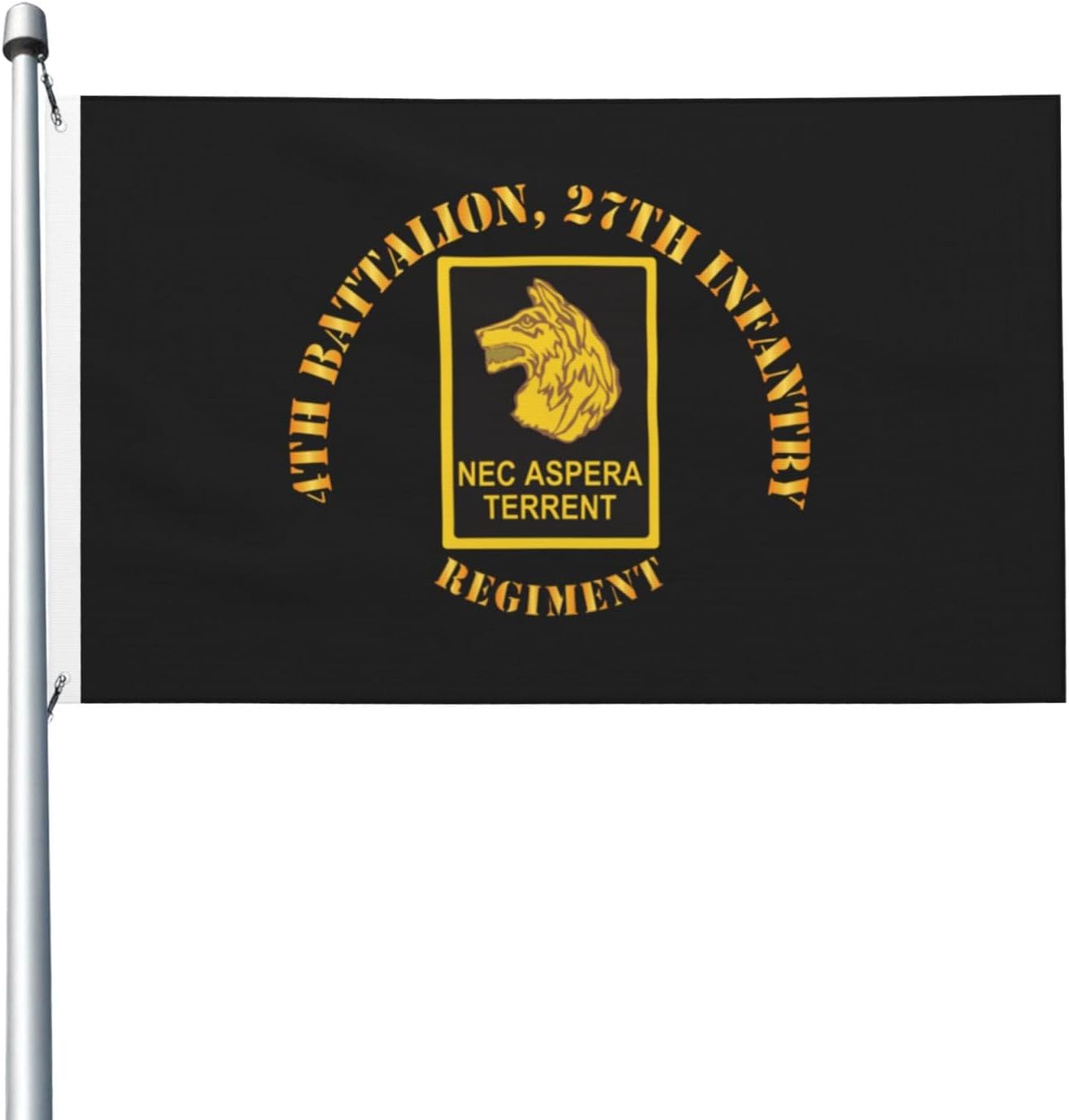 4th Battalion 27th Infantry Flag Garden Flag 3x5ft Double Sided ...