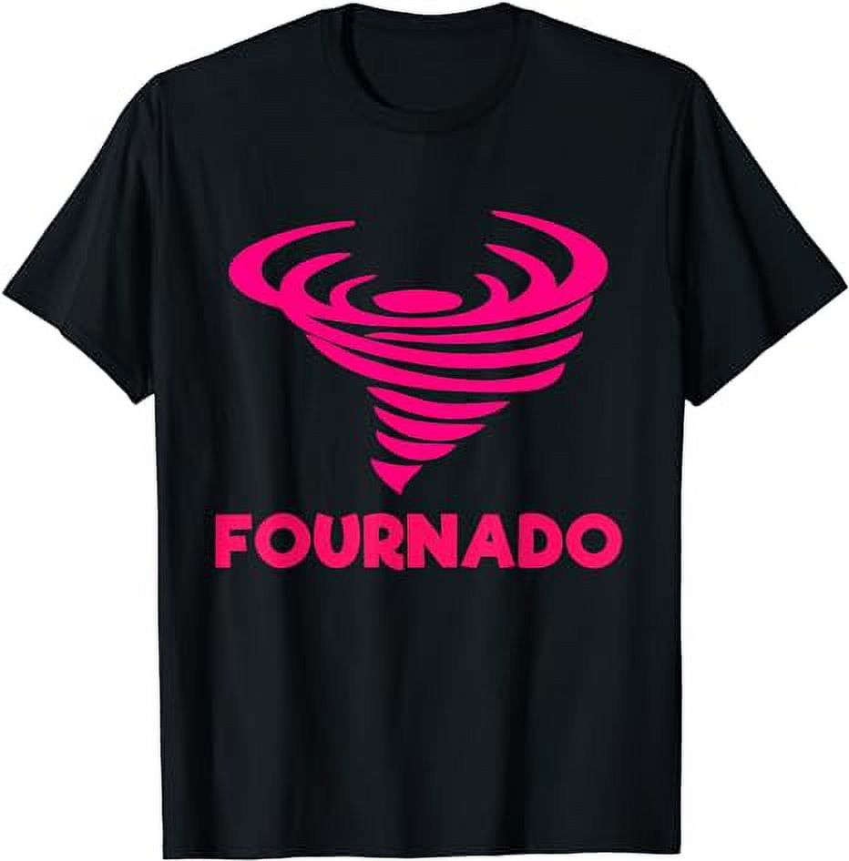 4th Birthday Shirt Fournado Four 4 Year Old Gift Tornado - Walmart.com
